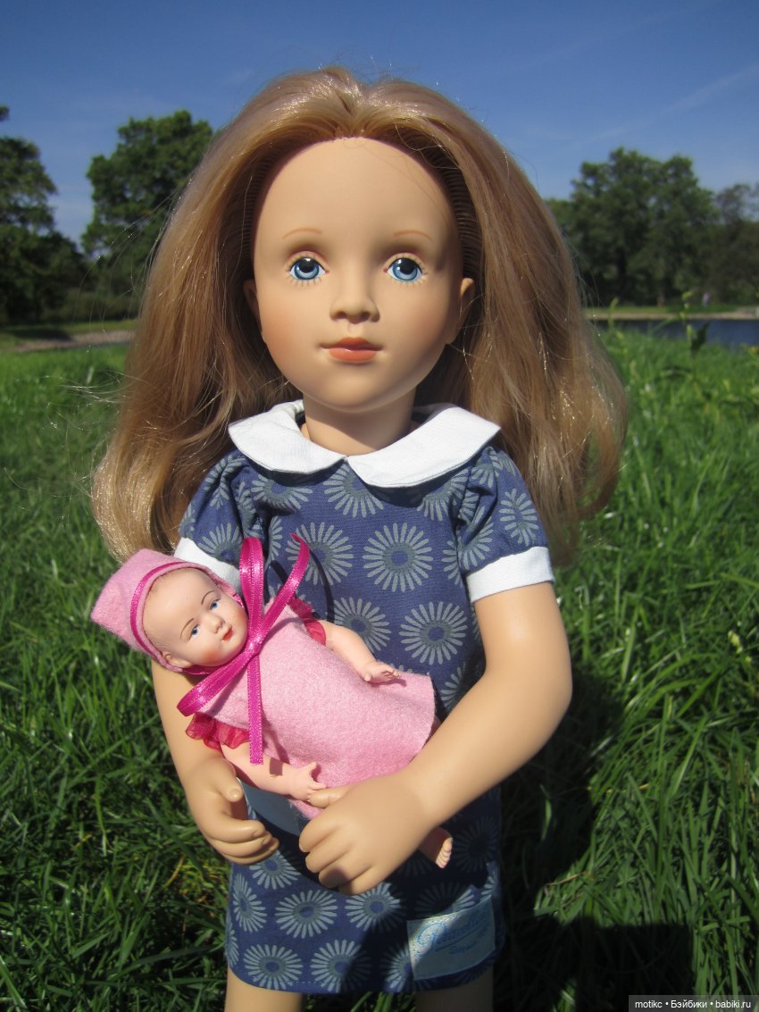 Игровая кукла - Starlette Milena и ее 12 cm baby doll Petitcollin ...