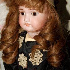 Милый олененок антикварная девочка от Simon&Halbig/Heinrich Handwerck ...