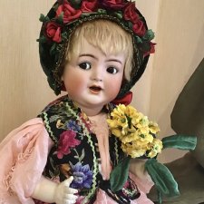 Антикварная кукла - Два дня - 1300!Шелковая душегрейка из индийского ...