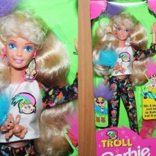 Винтажная кукла и игрушка детства - Кукла Barbie Troll 1992. купить в ...