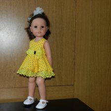 Платье в горошек из бязи / Одежда для кукол / Шопик - продать купить ...