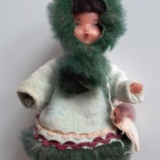 Винтажная кукла и игрушка детства - Кукла "Дети Севера",московский ...