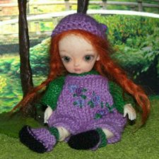 Шарнирная кукла - Hujoo Baby Doll Ted ( кастомный мейк, модификация ...