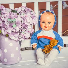 Антикварная кукла - Мой любимчик Доставка в цене купить в Шопике ...