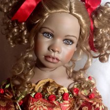 Фарфоровая кукла - Очарование искрящегося цитрина Кассандра от Анжелы МакНиили . купить в Шопике ...