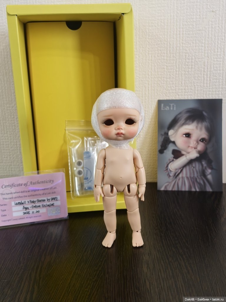 Кукла БЖД (BJD) - Малышка Ага в новом скинтоне Light Amber Skin / Lati ...