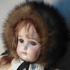Одежда для кукол - Шапочка для куклы из меха хорька. купить в Шопике ...