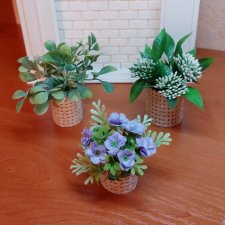 Кукольная миниатюра и румбокс - Комнатные растения для кукол от ...