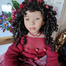 Фарфоровая кукла - Яркая красавица Simone Ruby Doll collection купить в Шопике | Ставрополь ...
