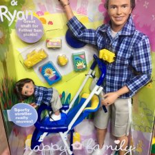 Игровая кукла - Happy Family Alan & Rayan / Шарнирный Кен Алан и малыш ...