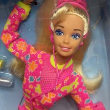 Игровая кукла - Working out Barbie / Любимая девочка фитнесс купить в ...