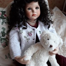 Фарфоровая кукла - Продам очень редкую красавицу Honey от Аngela McNeely из Ruby Doll Collection ...
