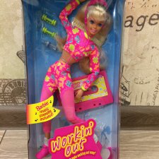 Барби 90 «working out Barbie» / Игровые куклы / Шопик - продать купить ...
