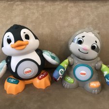 Интерактивные ребята Пингвин и Ленивец Fisher Price Linkimals ...