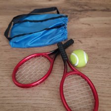 Кукольная миниатюра и румбокс - Набор для игр в теннис с рюкзаком ...