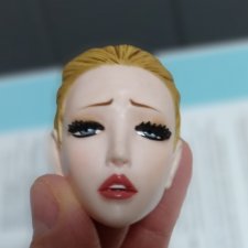 Голова куклы резиновая без клейма / Инструменты и заготовки для кукол ...