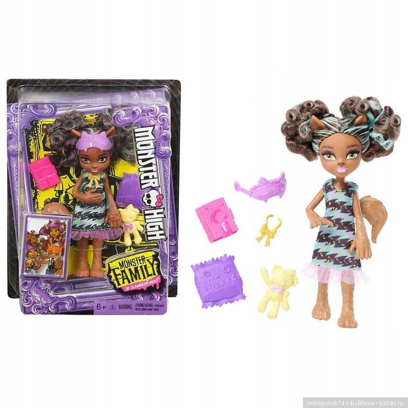 Игровые куклы - Кукла Монстер Хай Паула Вульф (Pawla Wolf),Mattel ...