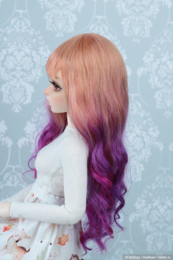 БЖД - Шикарный паричок для bjd с обхватом головы 18,5 см dollshe amanda ...