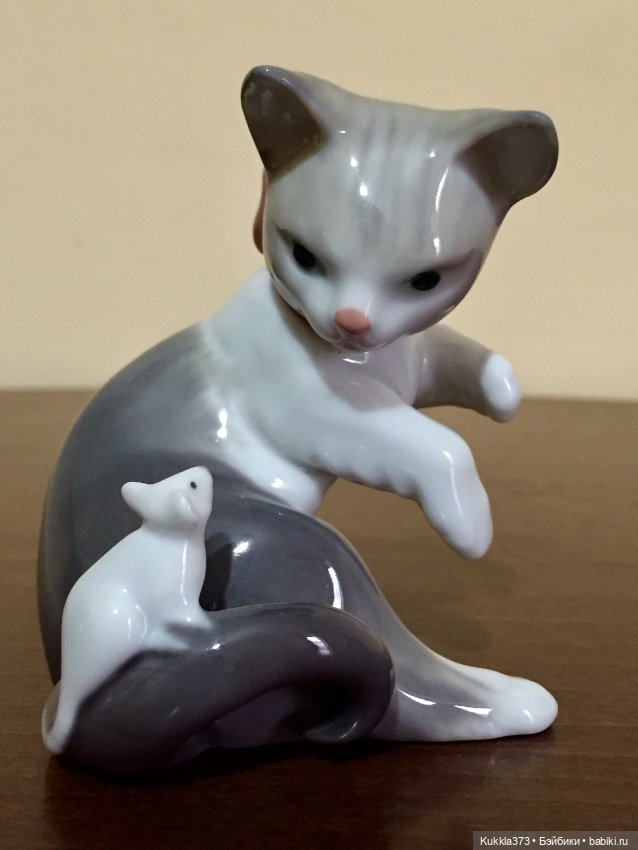 Статуэтки - Котёнок и мышонок . Lladro купить в Шопике | Анапа - 1046327