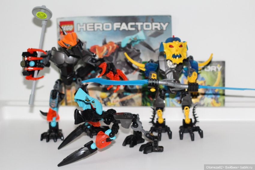 Коллекционные фигурки - Lego Hero Factory 44013 44021 44024 лот купить ...
