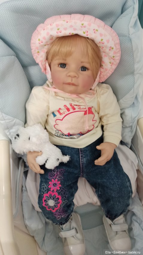 Коллекционная кукла - Очаровательная малышка Луна от Моники Левениг ...