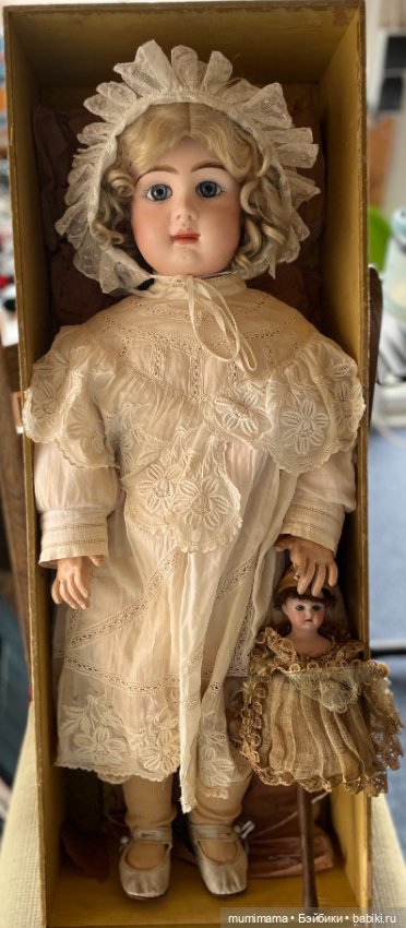 Антикварные - Большая француженка Bebe JUMEAU 14 INCASSABLE 1887 с ...