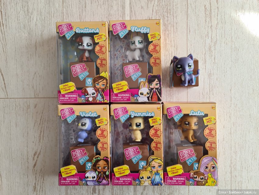 Коллекционные фигурки - Фигурки Boxy Girls Pets купить в Шопике ...